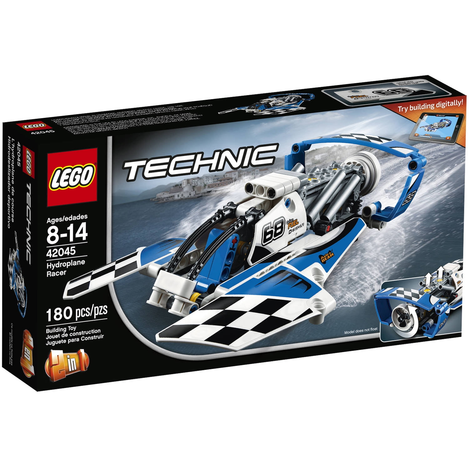 LEGO Technic Hydroplane Racer 42045 Building Kit - Walmart.com