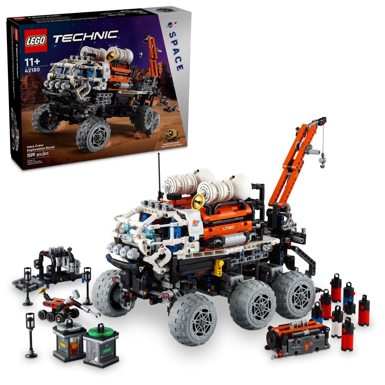 LEGO Technic Mars Crew Exploration Rover Building Set, Space Gift for ...