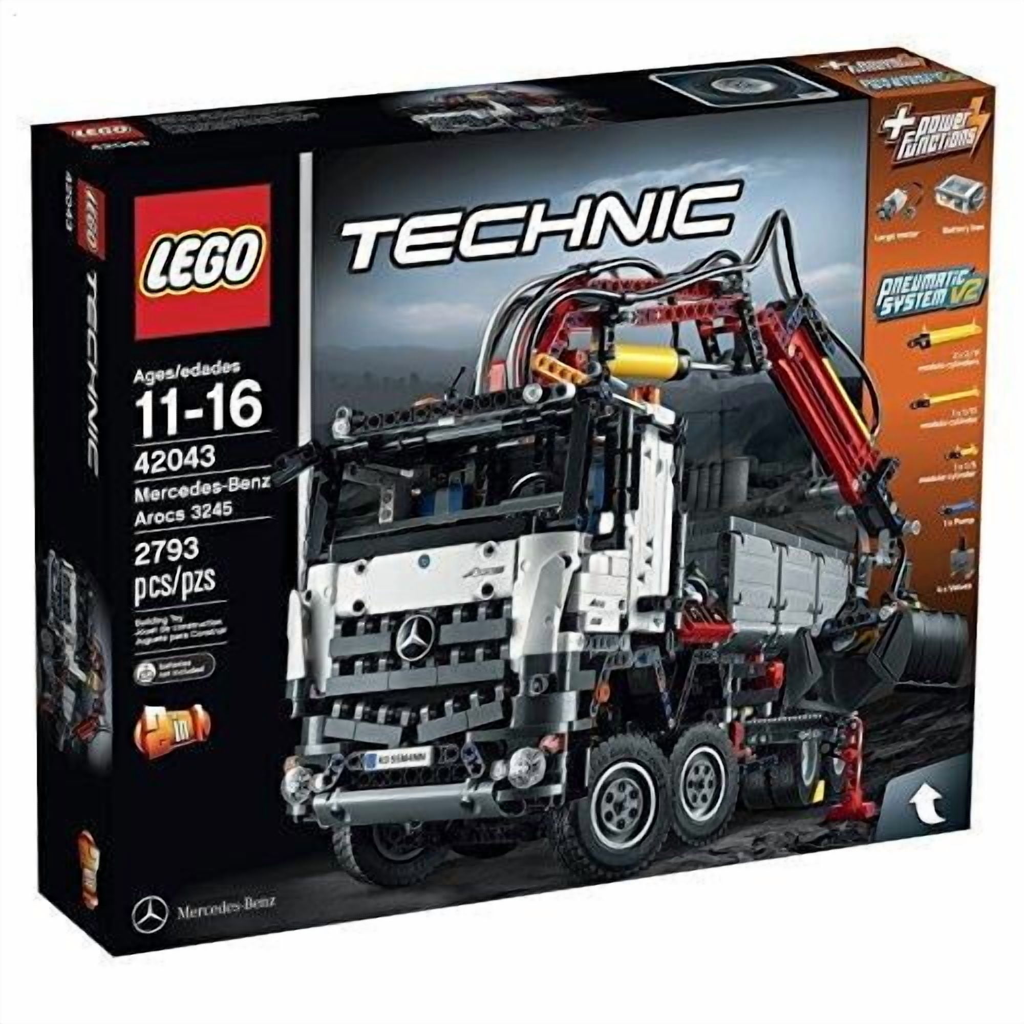 LEGO Technic 42043 Mercedes-Benz Arocs 3245 Building Kit - Walmart.com