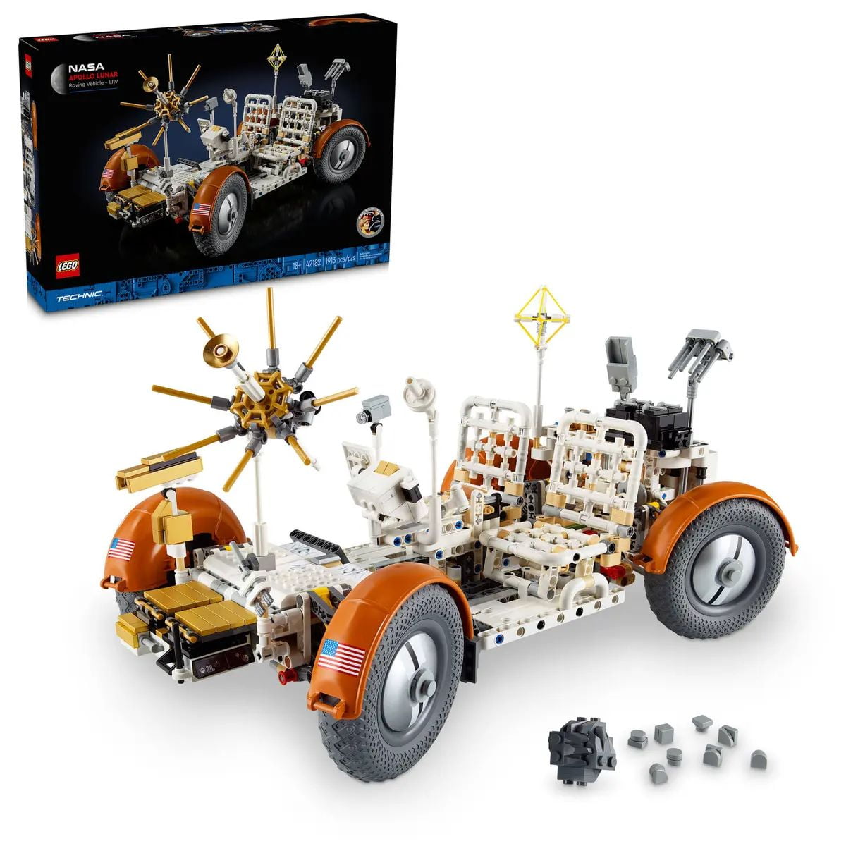 LEGO® Technic NASA Apollo Lunar Rover - LRV 42182 - Adult Spacecraft ...