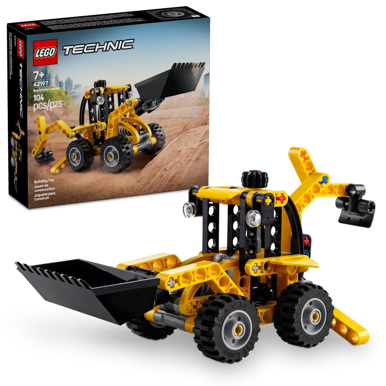 LEGO Technic Backhoe Loader Construction Toy - Building Toy Set for ...