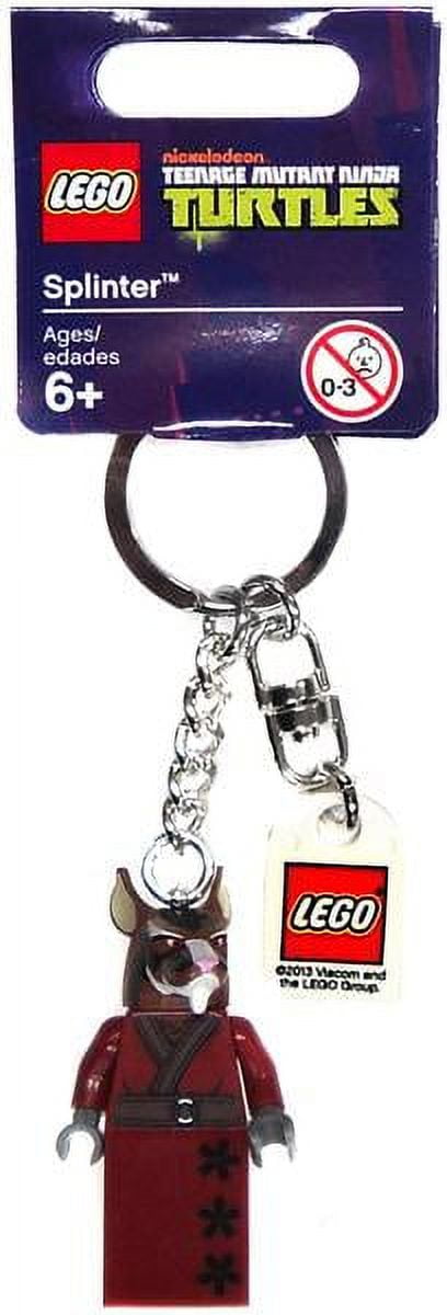 LEGO TMNT Sets: Keychain with Teenage Mutant Ninja Turtles Splinter ...