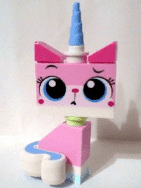 LEGO The Lego Movie Unikitty - Puzzled, Sitting (70818) Minifigure ...