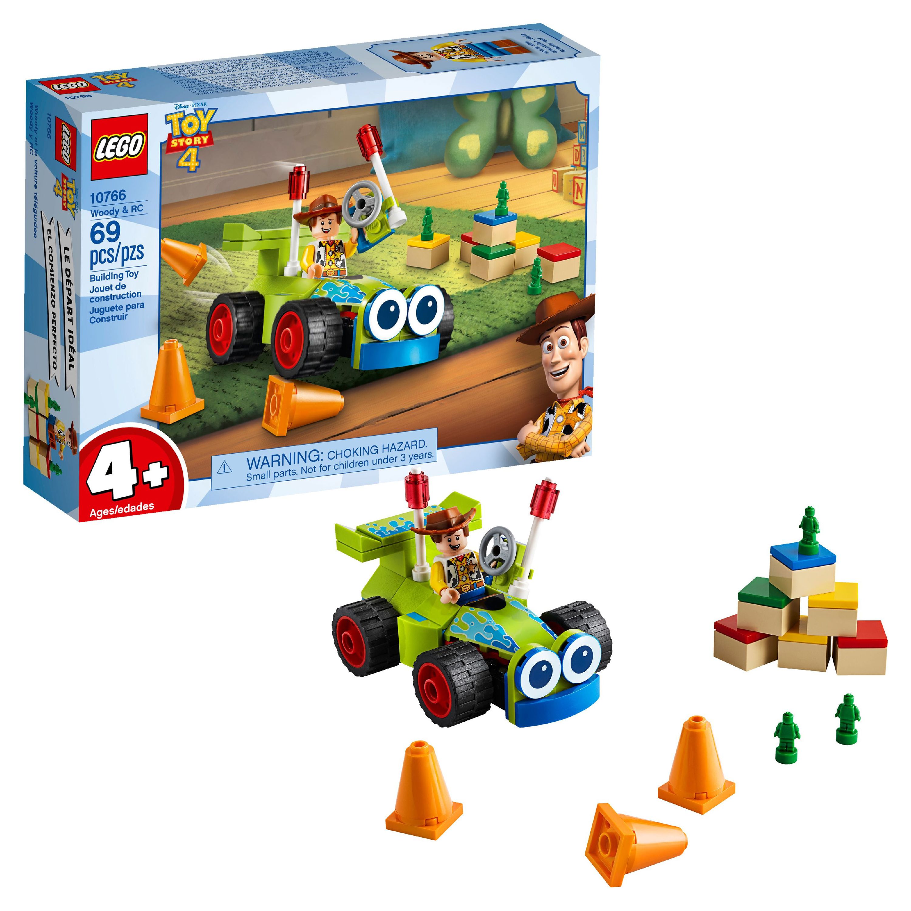 Disney Pixar LEGO Toy Story 4 Woody RC Building Set For Children Age