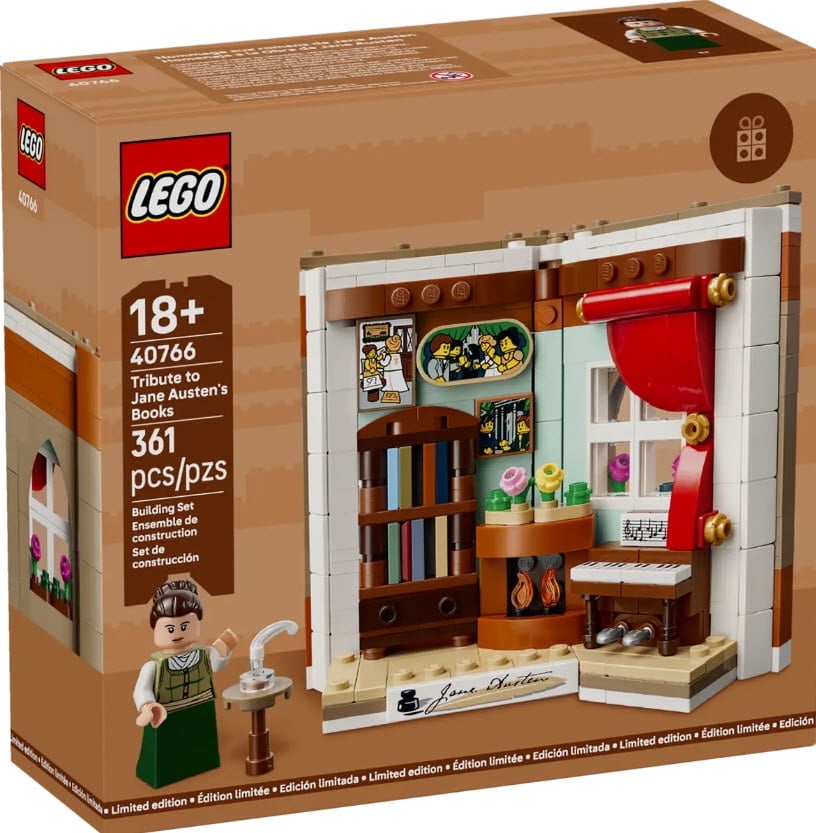 "LEGO Tribute to Jane Austen, Historical Figure Model, 361-Piece Set, 4 ...