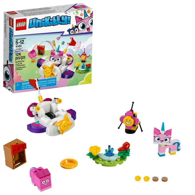 LEGO Unikitty Cloud Car 41451 with Spinning Propeller, Stud Shooters ...