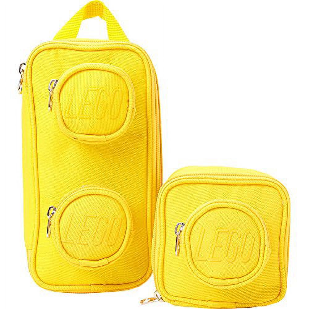 LEGO Unisex Brick Mini Backpack & Pouch Set - Yellow - Walmart.com