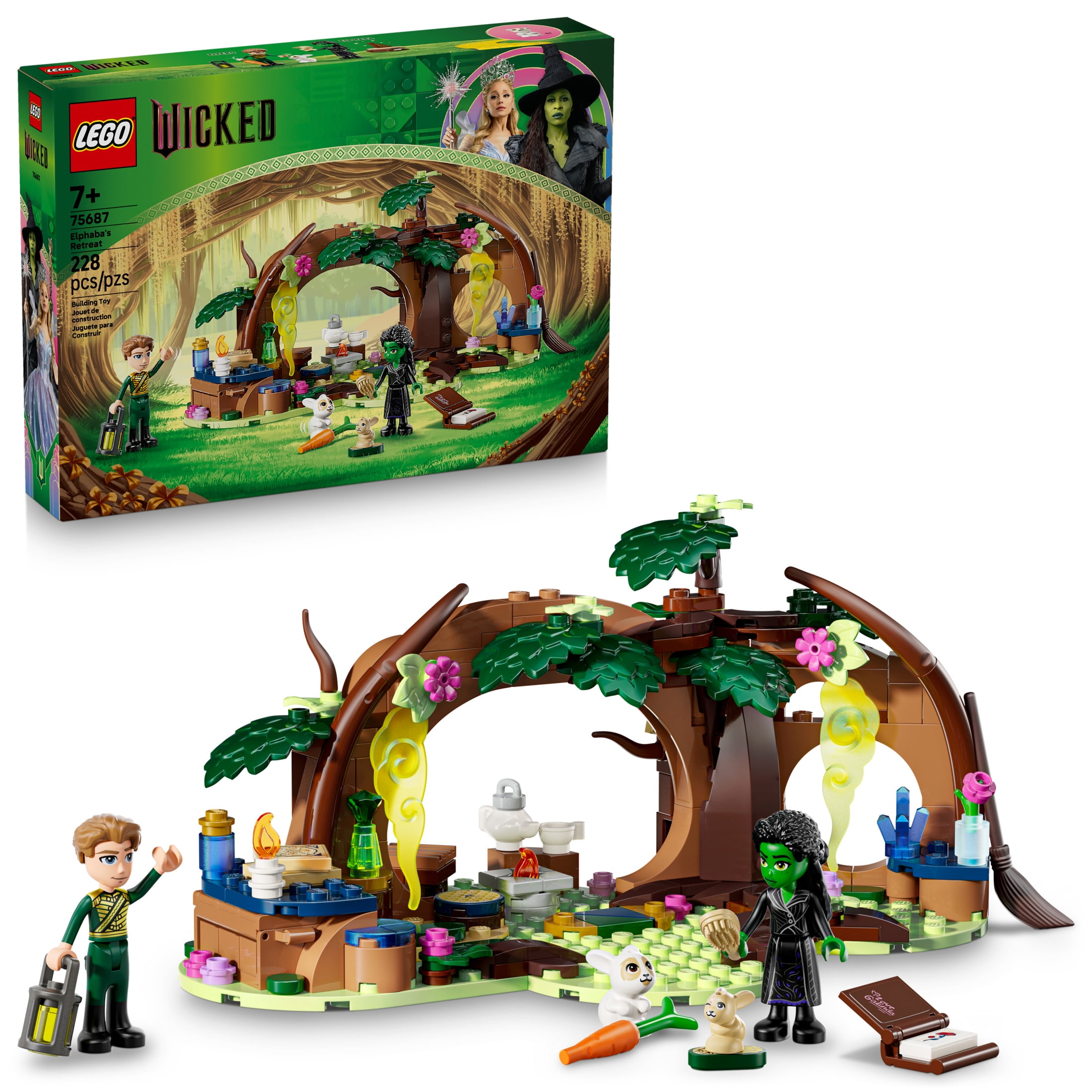 LEGO Wicked Elphaba’s Retreat Building Toy - Elphaba & Fiyero Toy ...