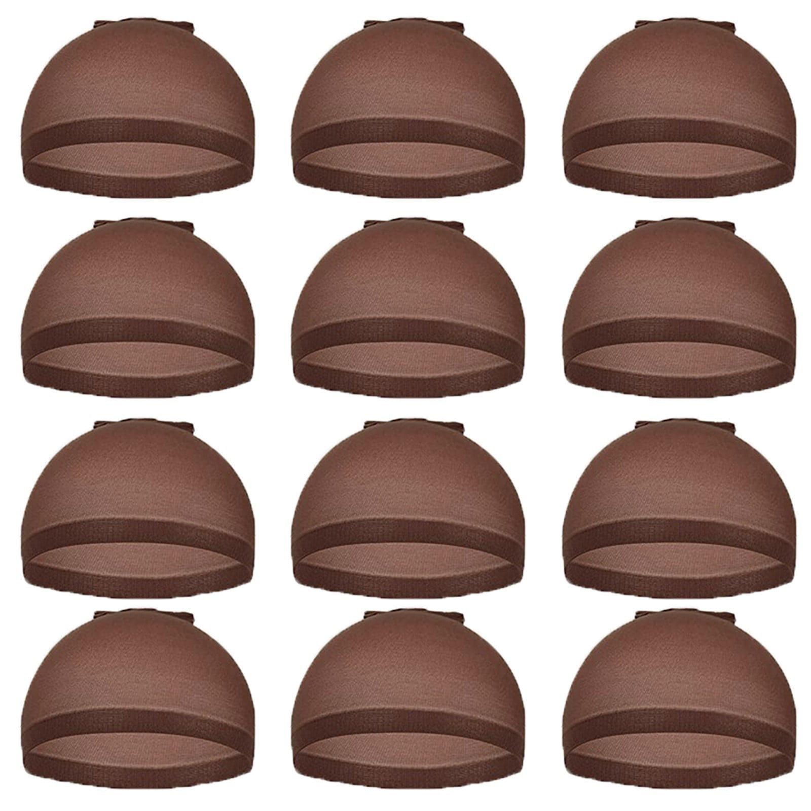 LEHOZIHEQ 12 Pcs Stocking Wig Caps Skinlike, HD Head Net for Wearing a ...