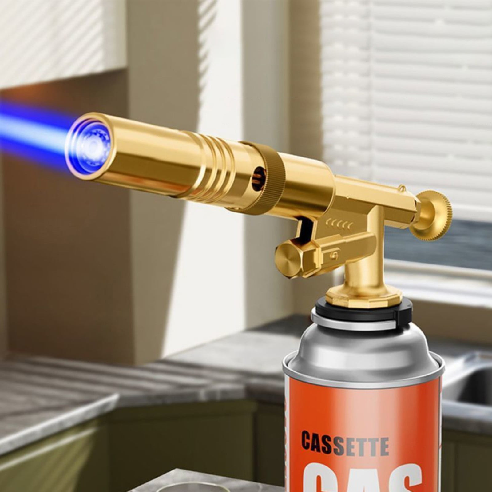 LEHOZIHEQ Blow Torch Copper Butane Torch, Kitchen Culinary Torch ...
