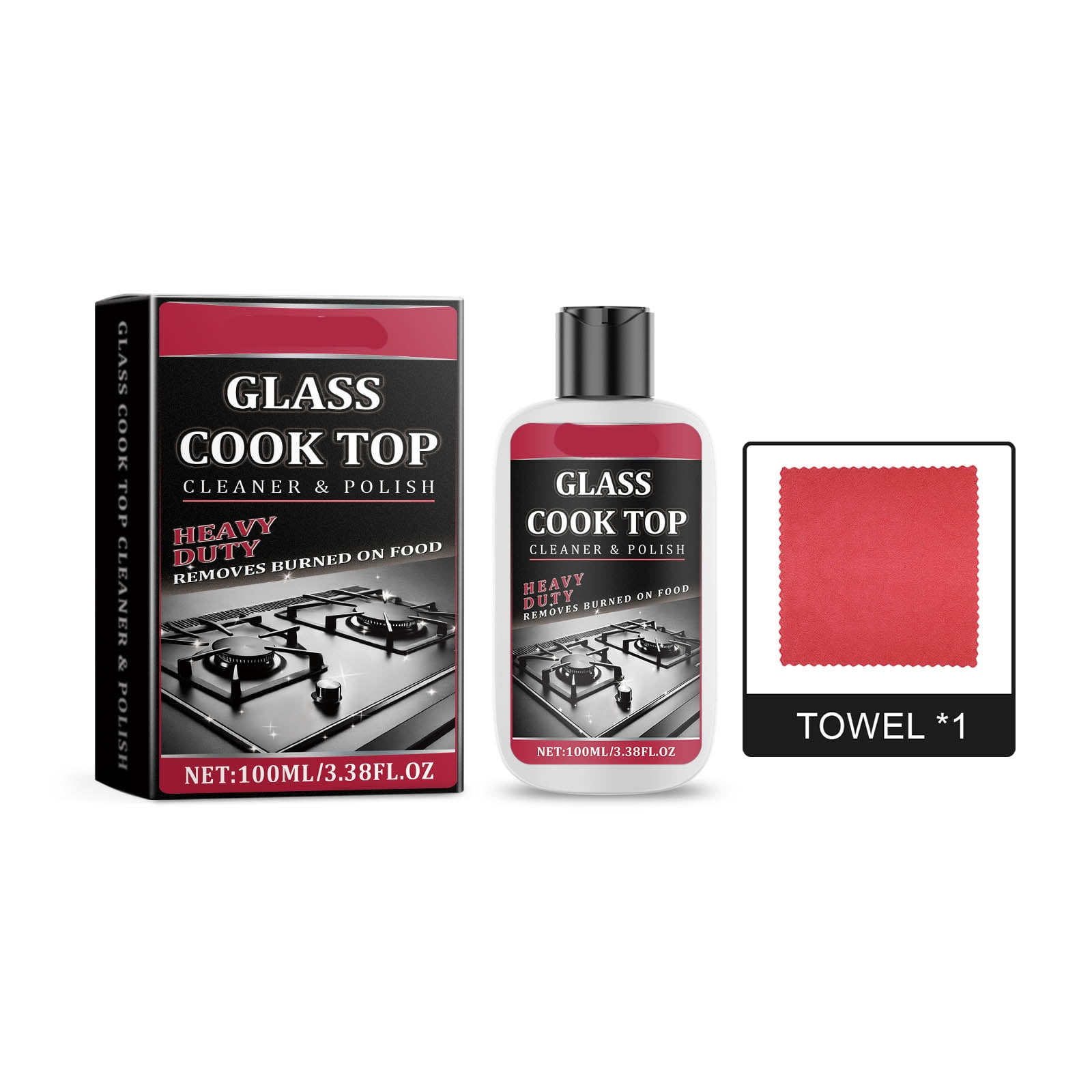 LEHOZIHEQ Cooktop Cleaner, Cooktop Polish, For Daily Use on Ceramic ...
