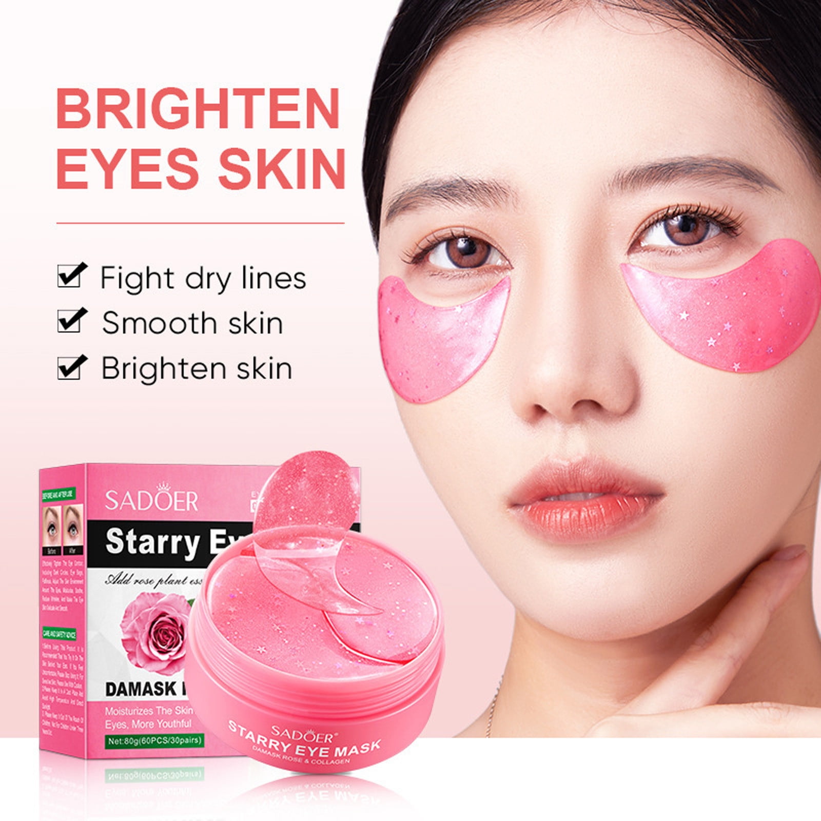 LEHOZIHEQ Eye Facial Mask, Improve Dark Circles And Fade Wrinkles Eye ...