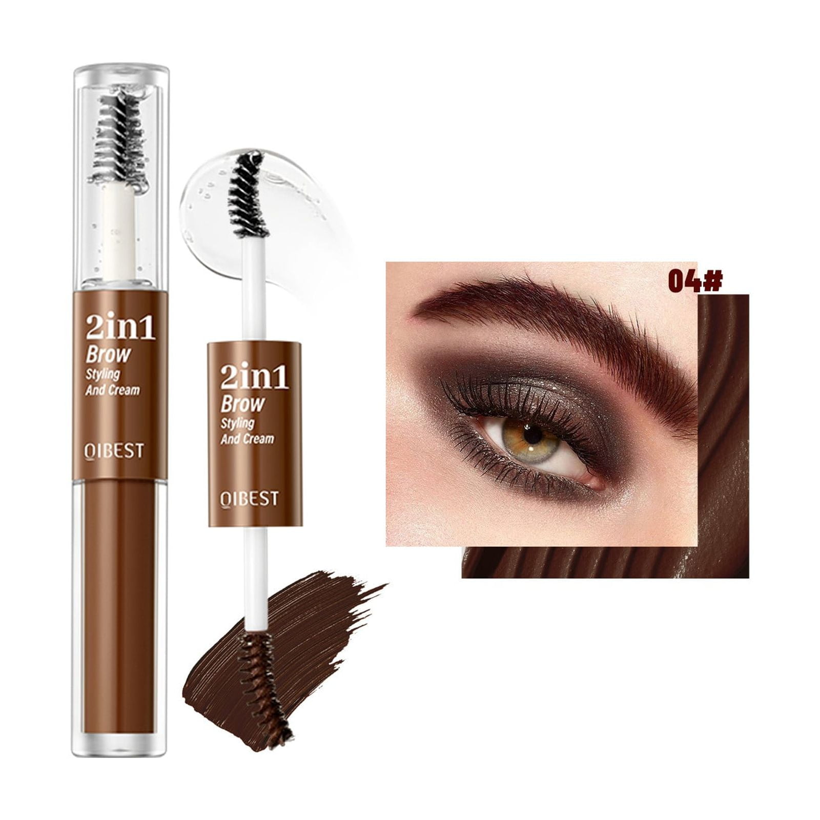 LEHOZIHEQ Eyebrow Dye Cream, Liquid Eyebrow Brush, Brow Fection Angled ...