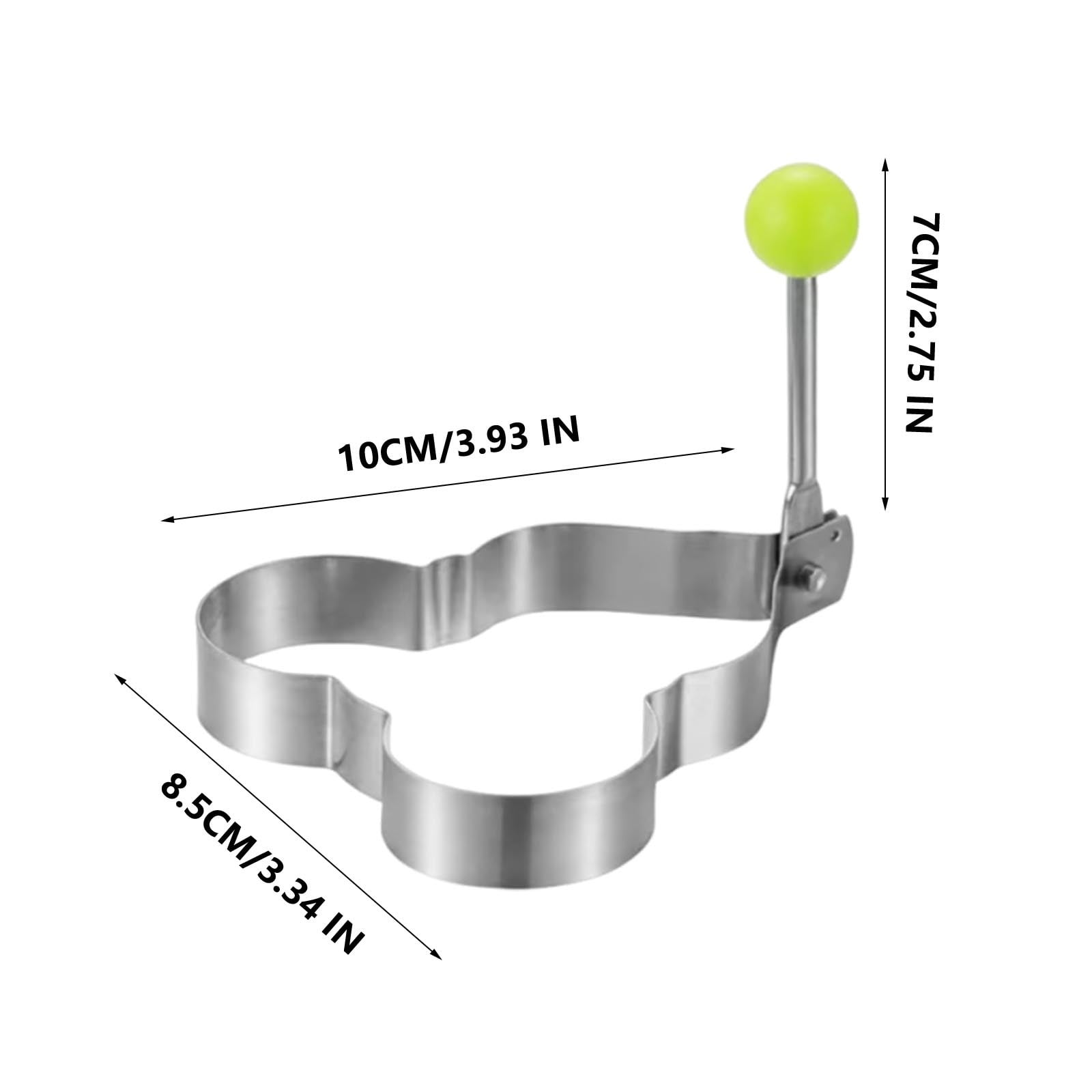 LEHOZIHEQ Fried Egg Rings Molds, for Griddle Pan, Egg Shape r Pancake ...