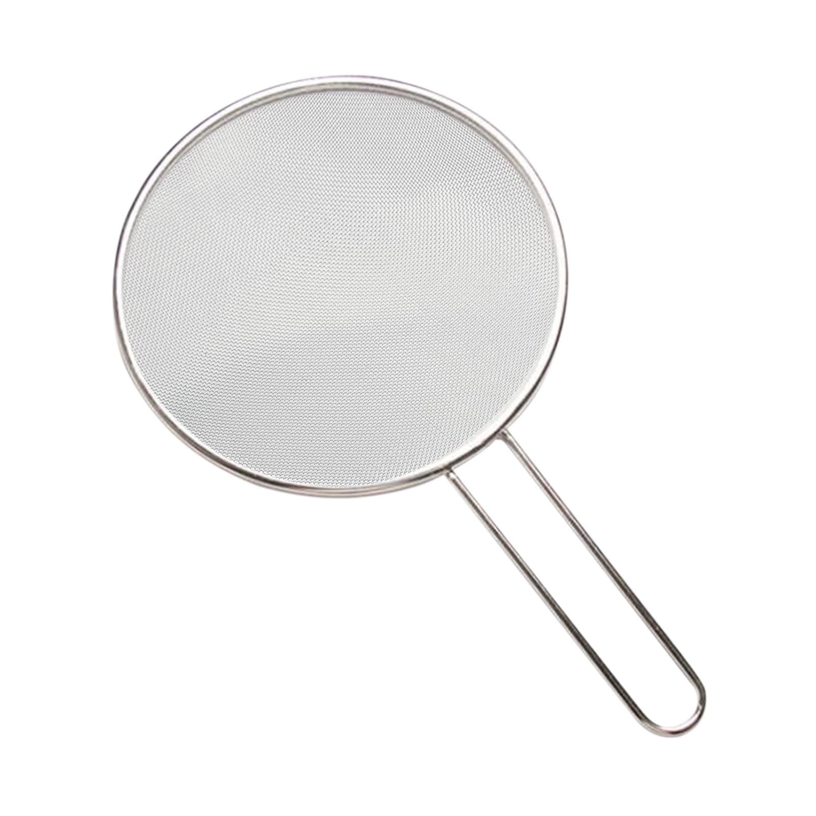 LEHOZIHEQ Grease Splatter Screen, Stainless Steel Fine Mesh Grease ...