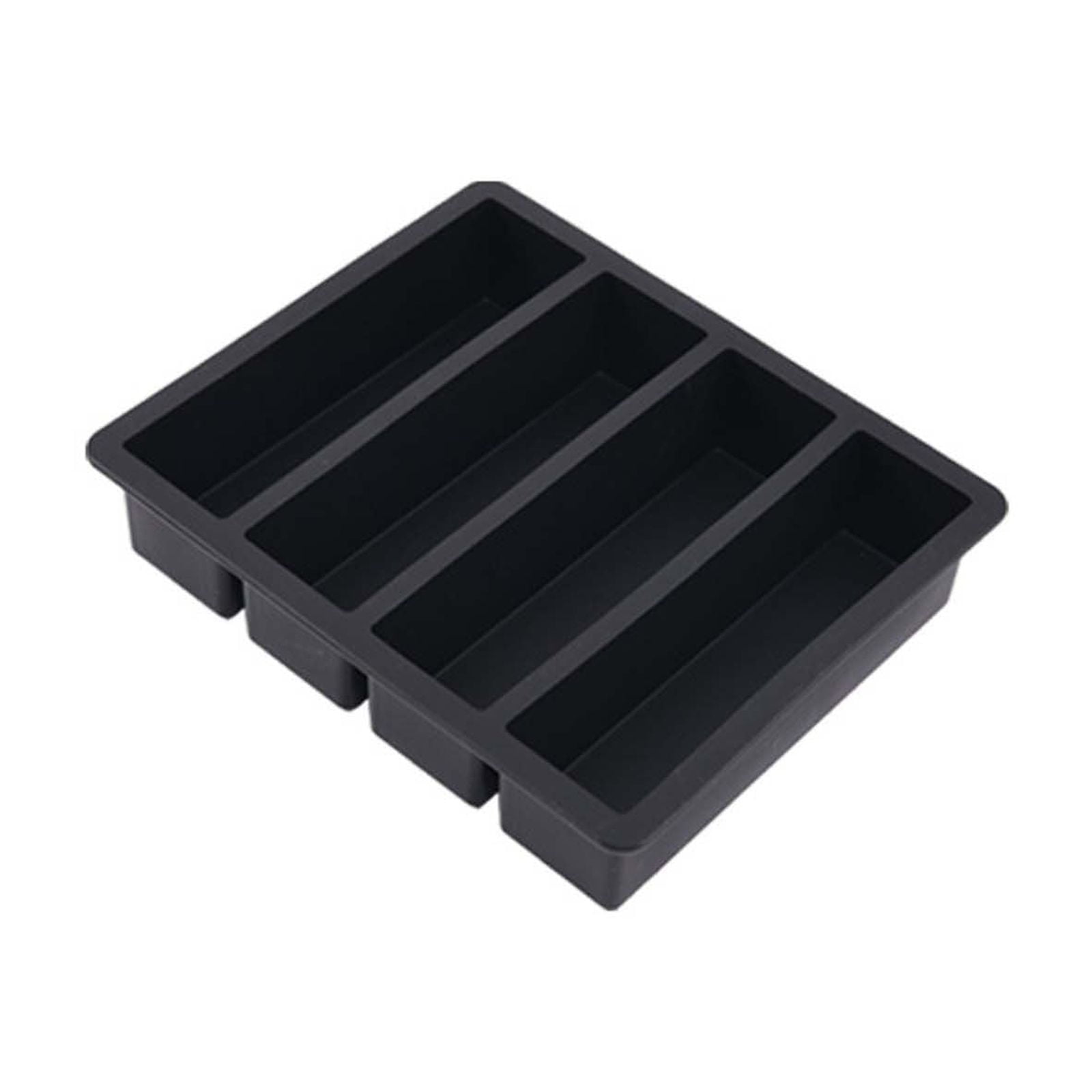 LEHOZIHEQ Ice Cube Tray, for Freezer, Easy to Push 4 Giant Rectangle ...