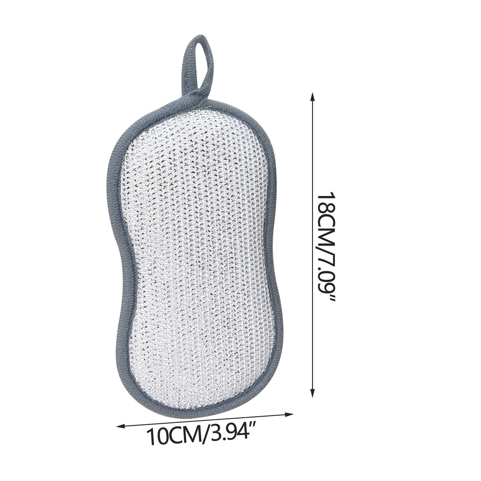 LEHOZIHEQ Kitchen Dish Sponge Scrubber, Multi-Purpose Dual-Sided Sponges Kitchen, Non Scratch ...