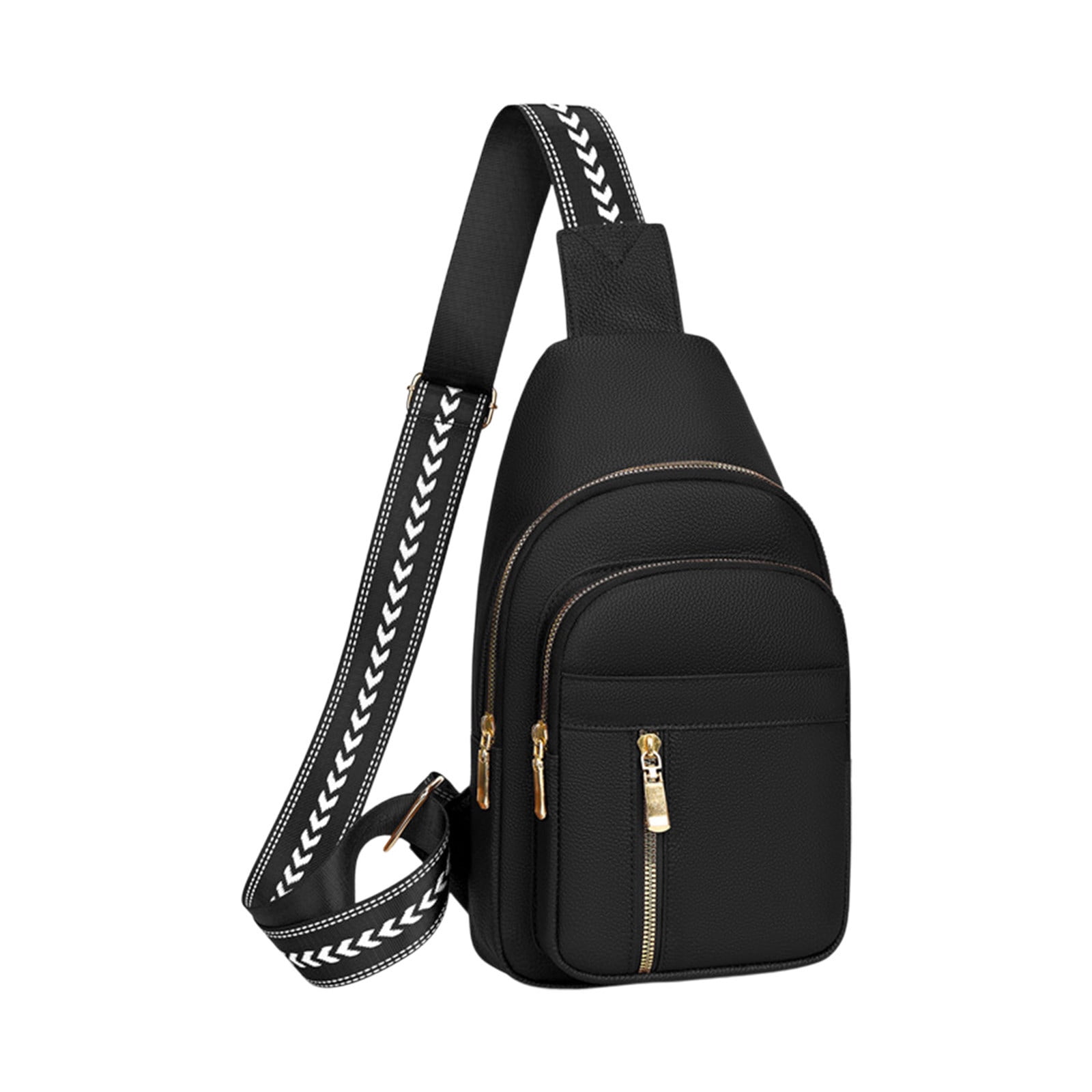 LEHOZIHEQ Leather Sling Bag, Over Shoulder Chest Bag Daypack, Gift for ...
