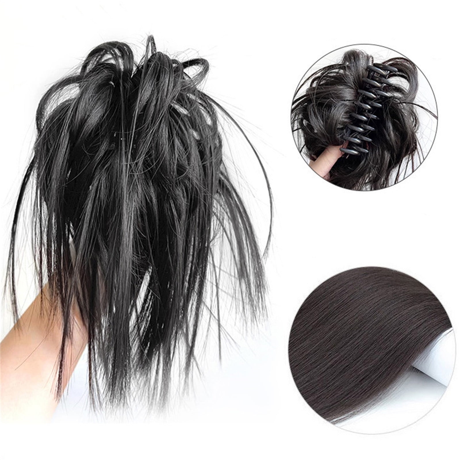 LEHOZIHEQ Messy Bun, Hair Piece Claw Clip Bun, Hair Accessories for ...