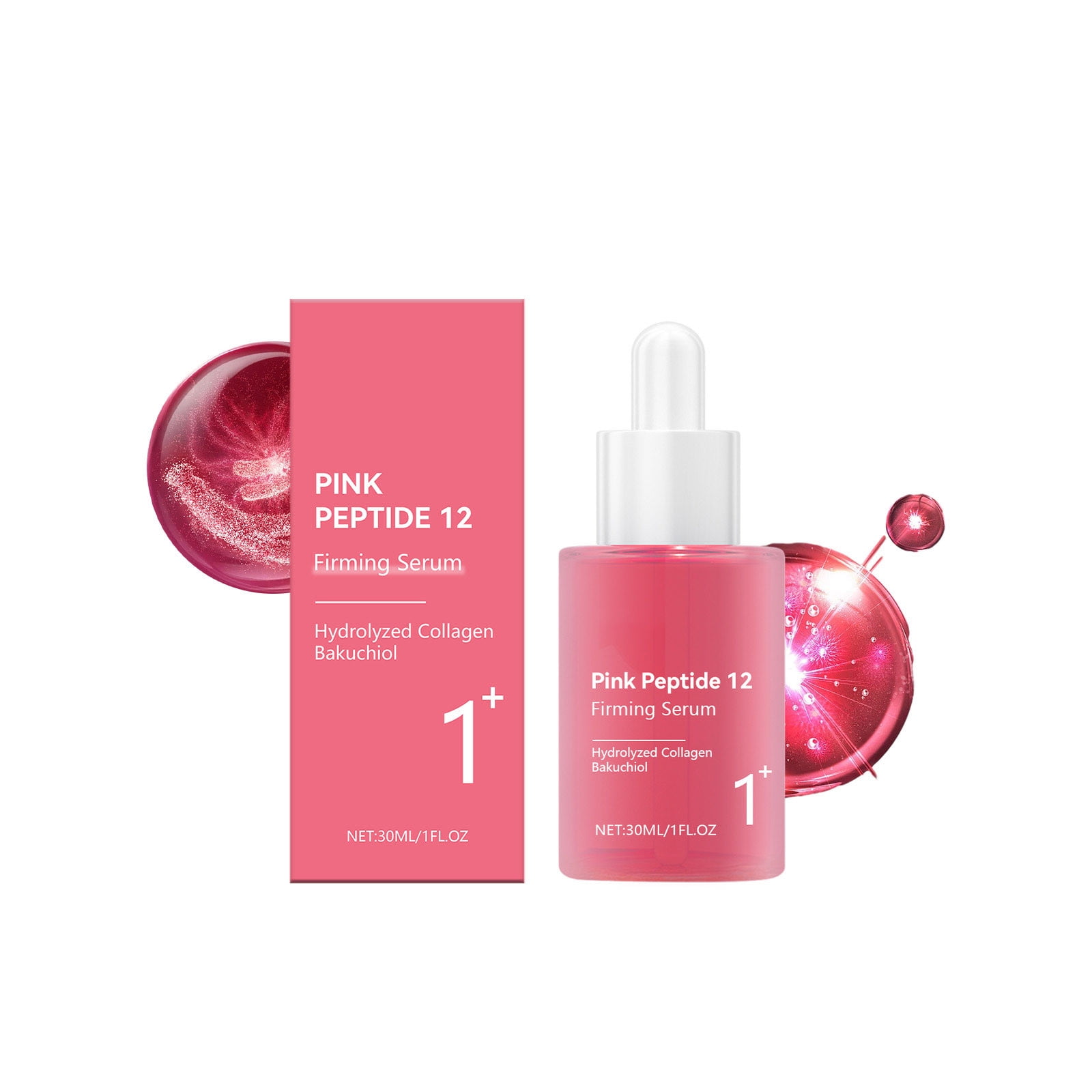 LEHOZIHEQ Pink Peptide Serum, Pink glow serum, Peptide, Niacinamide ...