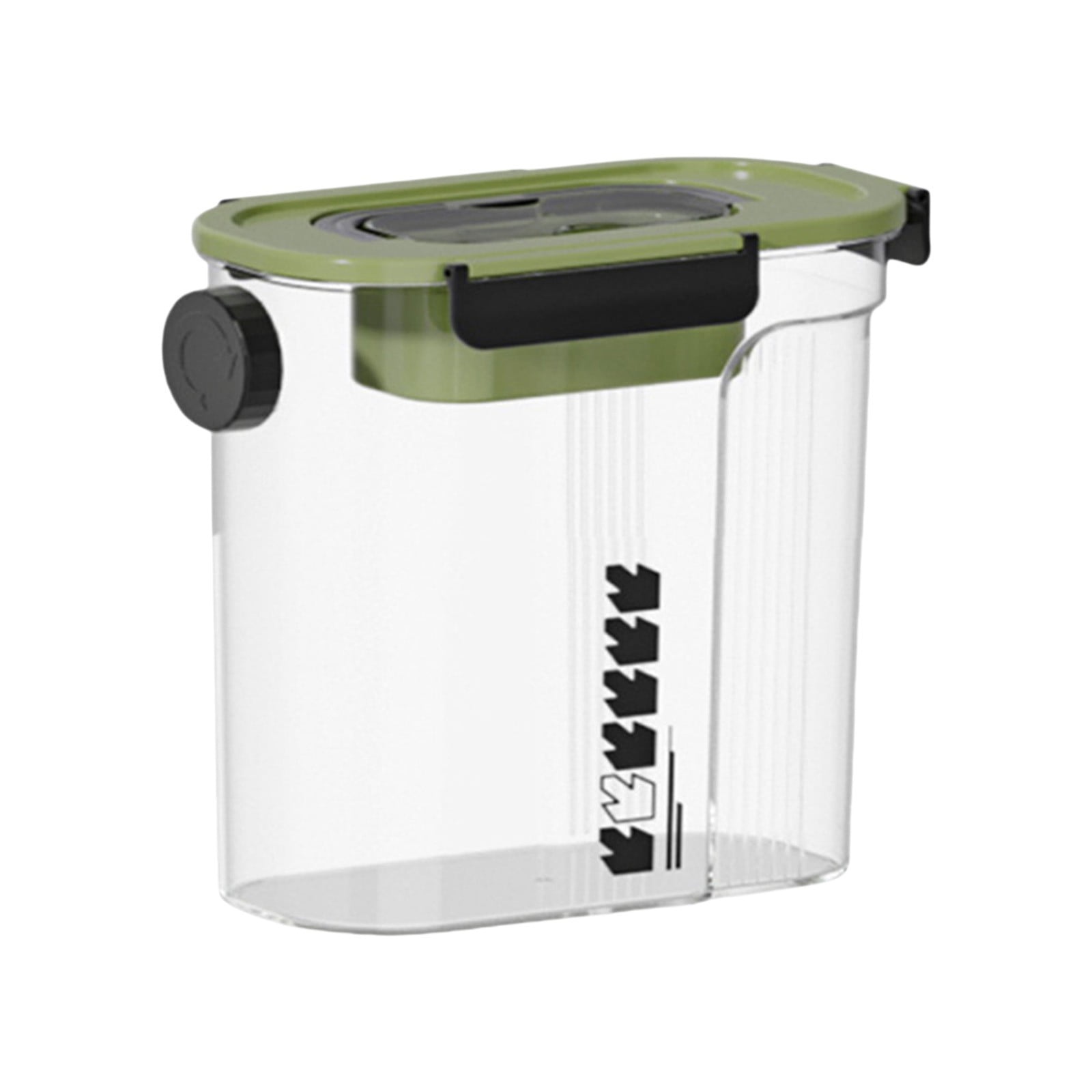 LEHOZIHEQ Portable Ice Bucket, Clear Beverage Container, Space-Saving ...