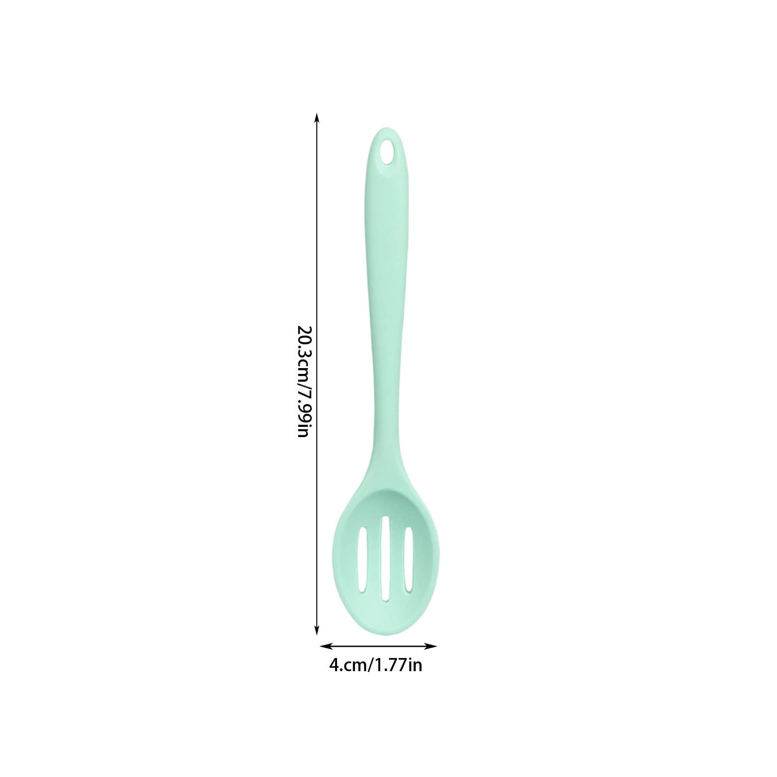 LEHOZIHEQ Silicone Spoons, Nonstick Mixing Serving Spoons, Large Heat Resistant Silicone Basting ...