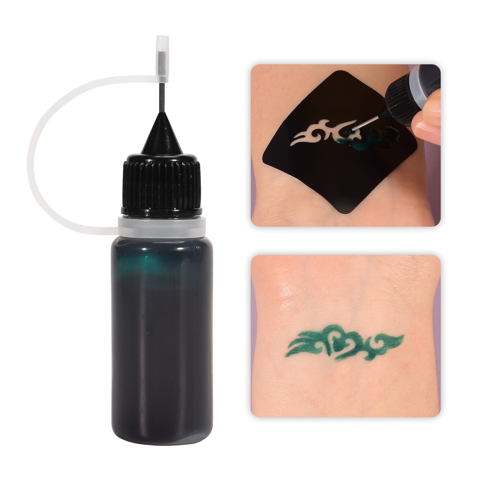 LEHOZIHEQ Temporary Sticker Freehand Ink, Semi Permanent Tattoo Inks ...