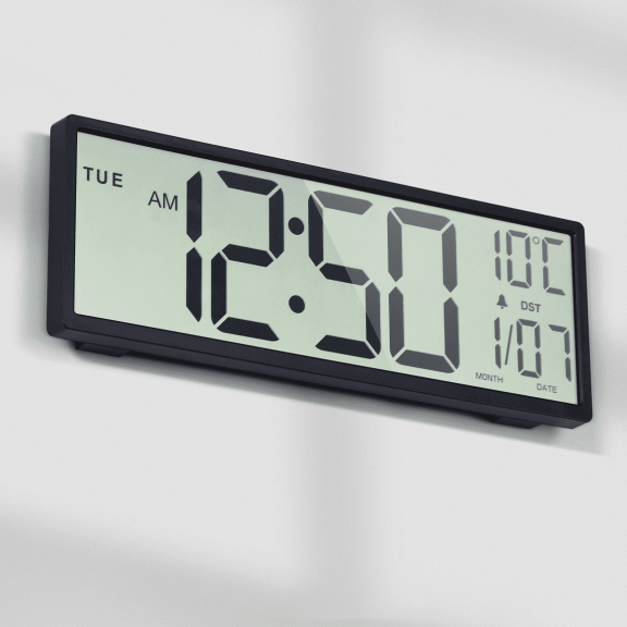 EUROSTAR CR909 Alarm Clocks, Dual Alarm AM/FM, Black - Walmart.com