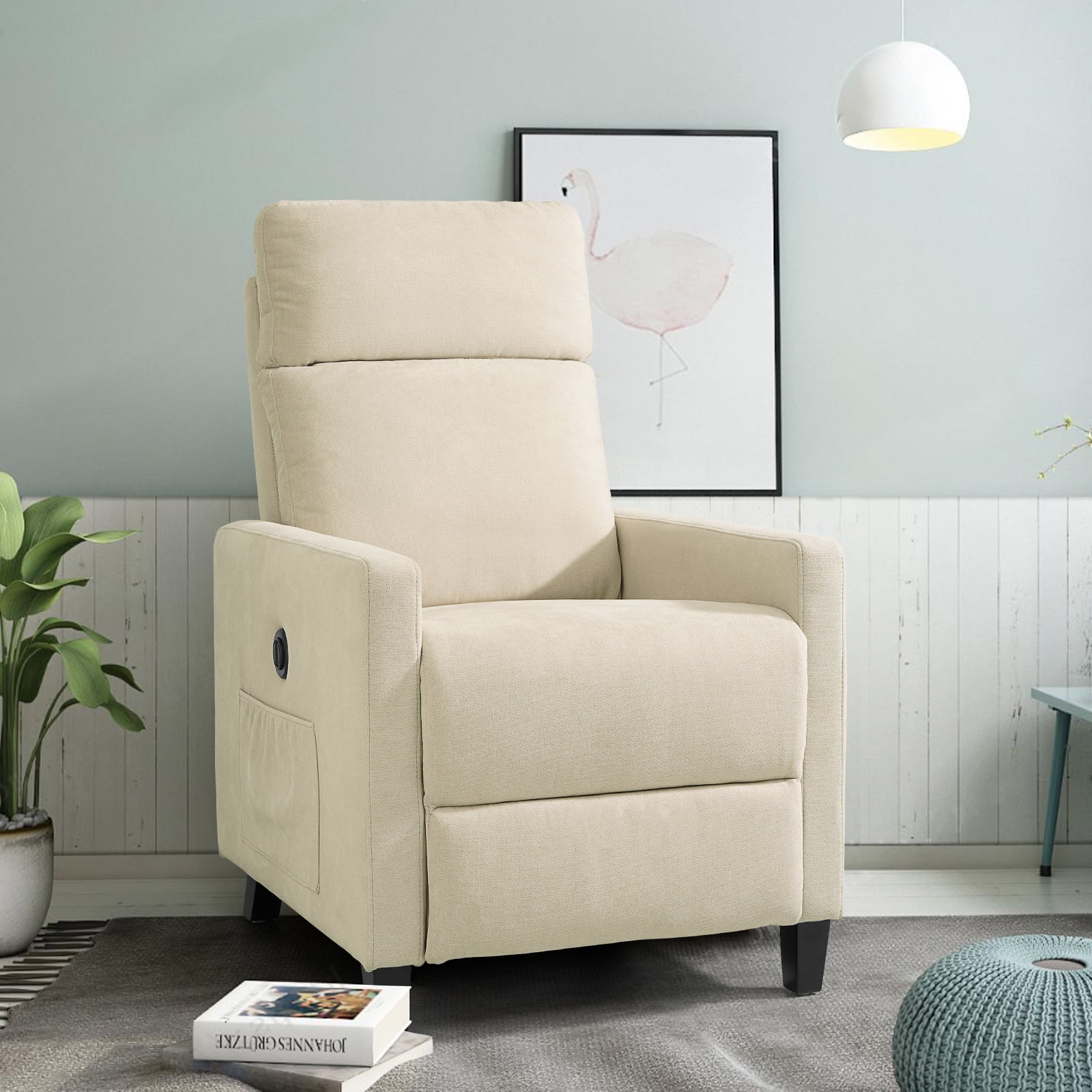 LEISLAND Power Recliner Chairs for Adults, Small Recliner Chairs for ...
