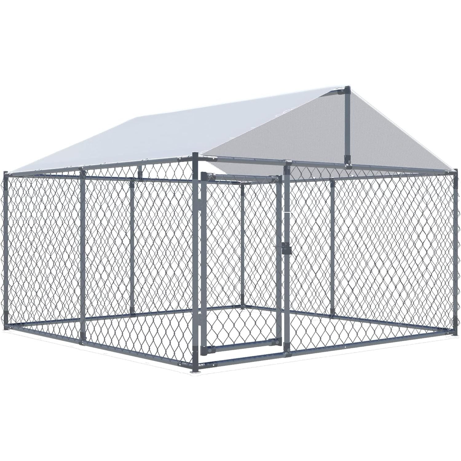 LEISU Dog Kennels Outdoor Large Dog Cage Heavy Duty Dogs House Extra ...