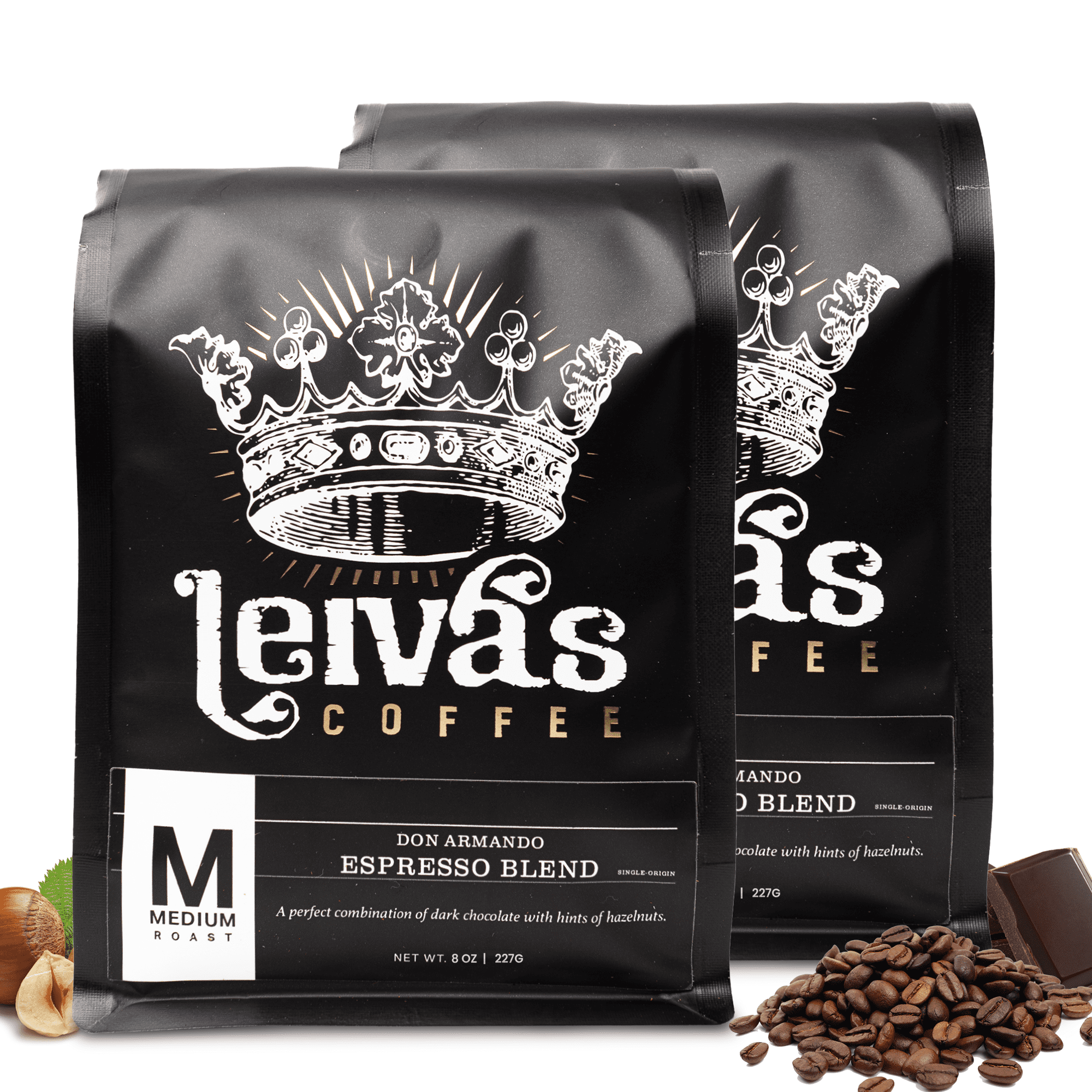 LEIVA'S COFFEE - Whole Bean Medium Roast - Don Armando - Espresso - Guatemalan - Chocolate ...