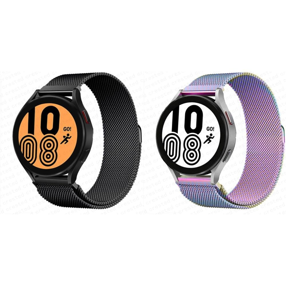 LEIXIUER 20mm 22mm Magnetic Loop Stainless Steel Metal Wristbands for ...