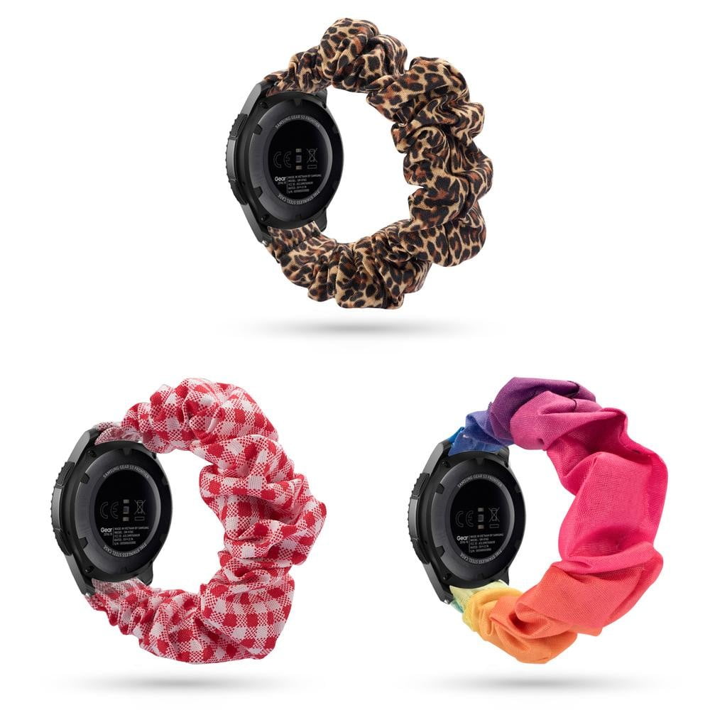 LEIXIUER 20mm 22mm Nylon Scrunchie Strap for Samsung Galaxy watch 5 4 ...