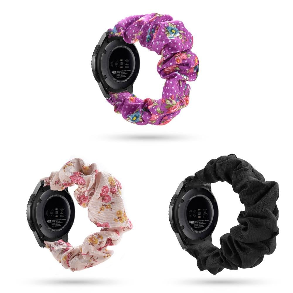 LEIXIUER 20mm 22mm Nylon Scrunchie Strap for Samsung Galaxy watch 5 4 ...