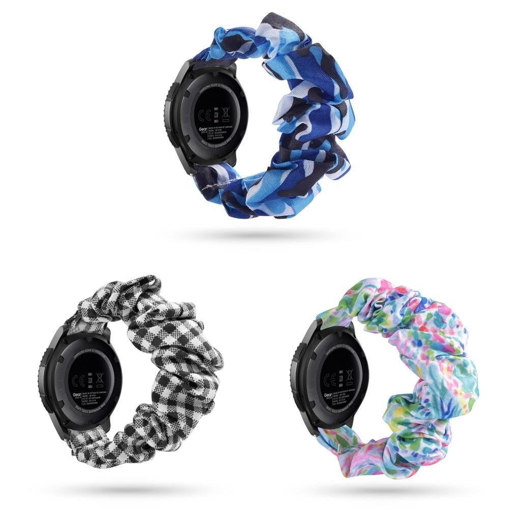 LEIXIUER 20mm 22mm Nylon Scrunchie Strap for Samsung Galaxy watch 5 4 ...