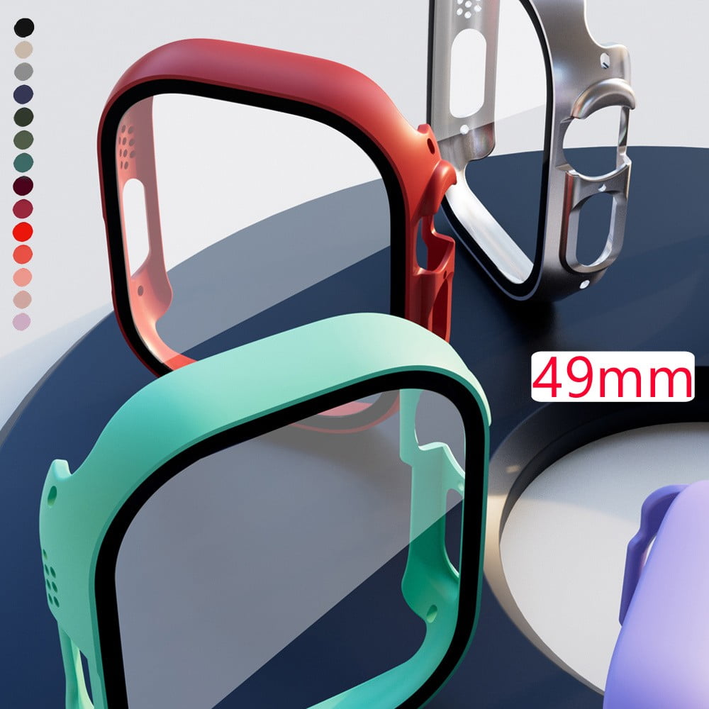LEIXIUER Cases for Apple Watch Case with Tempered Glass Screen ...