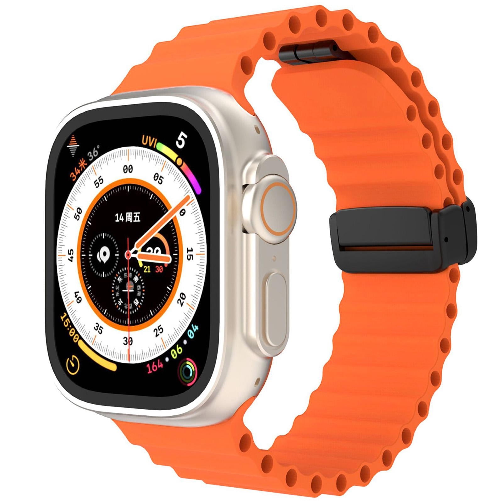 LEIXIUER Compatible with Apple Watch Ocean Band iWatch Series Bands ...