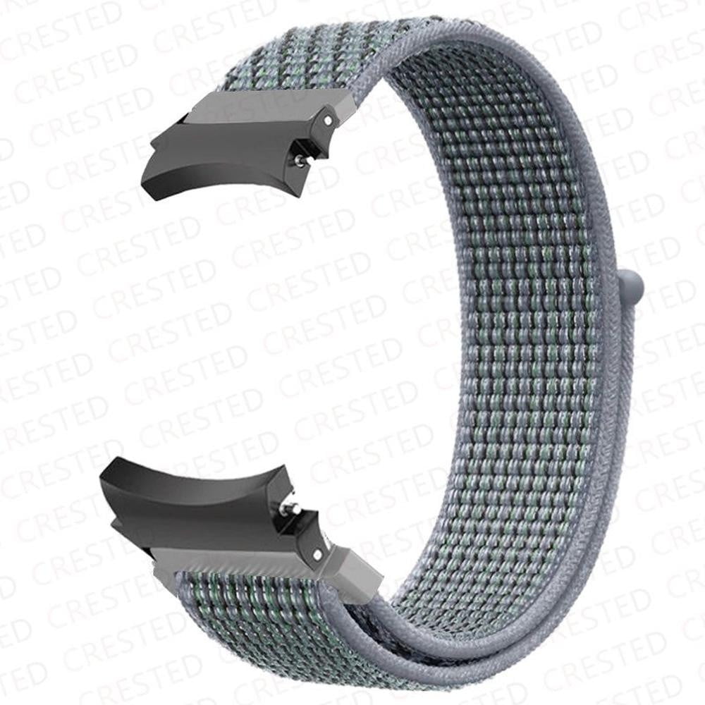 LEIXIUER No Gap Nylon Band Compatible with Samsung Galaxy Watch 6 5 4 ...