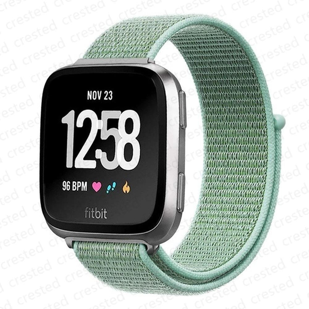 LEIXIUER Nylon Loop Compatible with Fitbit Sense 2/Sense/Versa 4/Versa ...