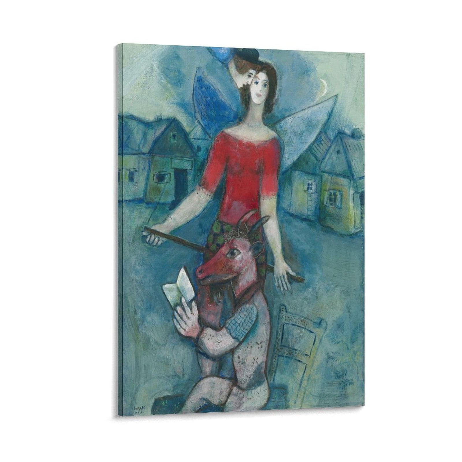 LEIZHANG Marc Chagall The Angel And The Reader Large Canvas Printing ...