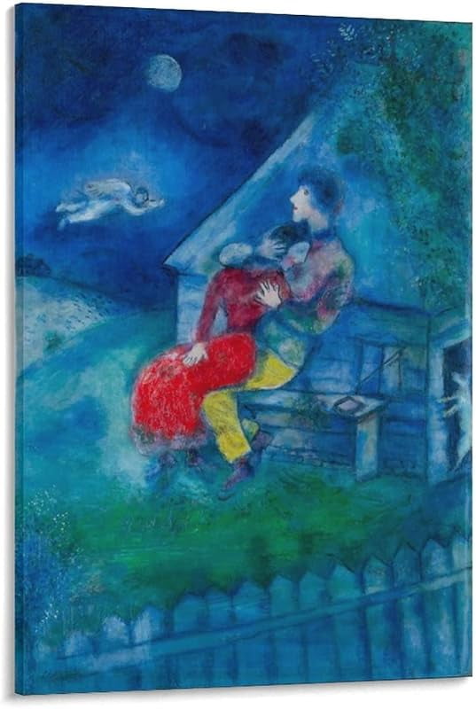 LEIZHANG Marc Chagall The Lovers Large Canvas Printing Famous Paintings ...