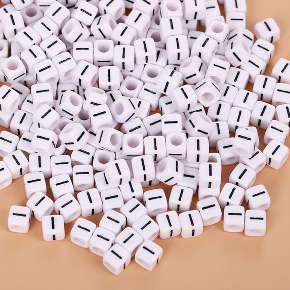 LEJHVAQK 100 Pcs Square Letter Beads, Multi-Size Acrylic Alphabet Cube ...