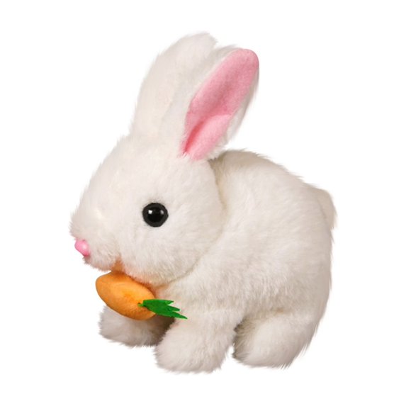 LEJHVAQK 7" Bunny Stuffed Animal Electric Interactive - Realistic Long ...
