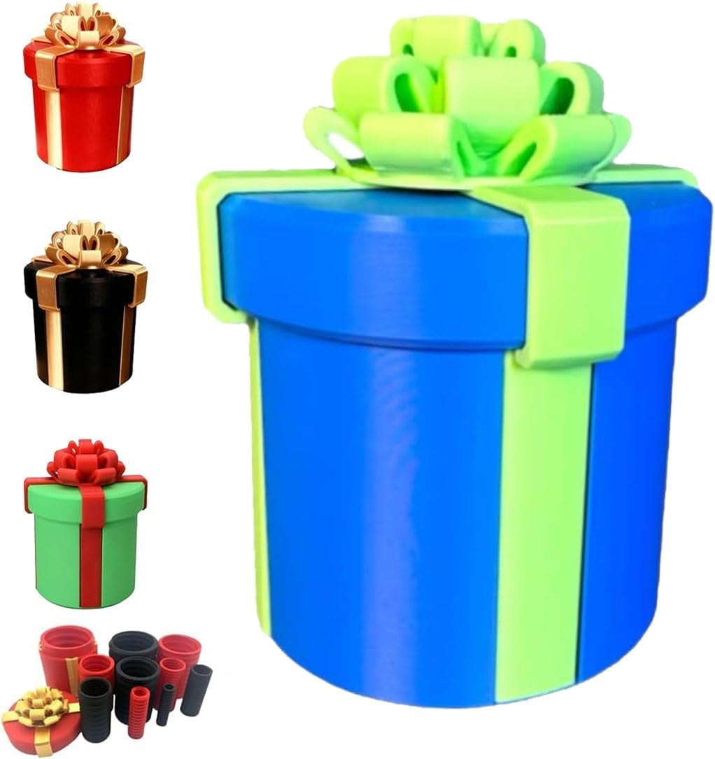 LEJHVAQK Annoying Nested Screw Gift Box, 10 Layer Reusable Prank Gift ...