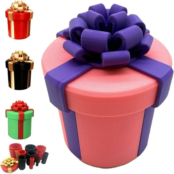 LEJHVAQK Annoying Nested Screw Gift Box, 10 Layer Reusable Prank Gift ...