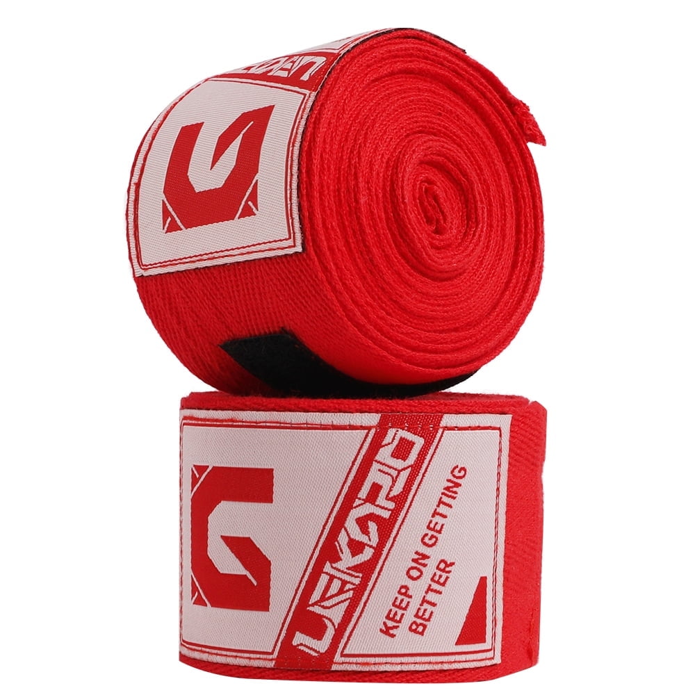 LEKÄRO Elastic Cotton Boxing Hand Wraps for Muay Thai MMA Training for ...