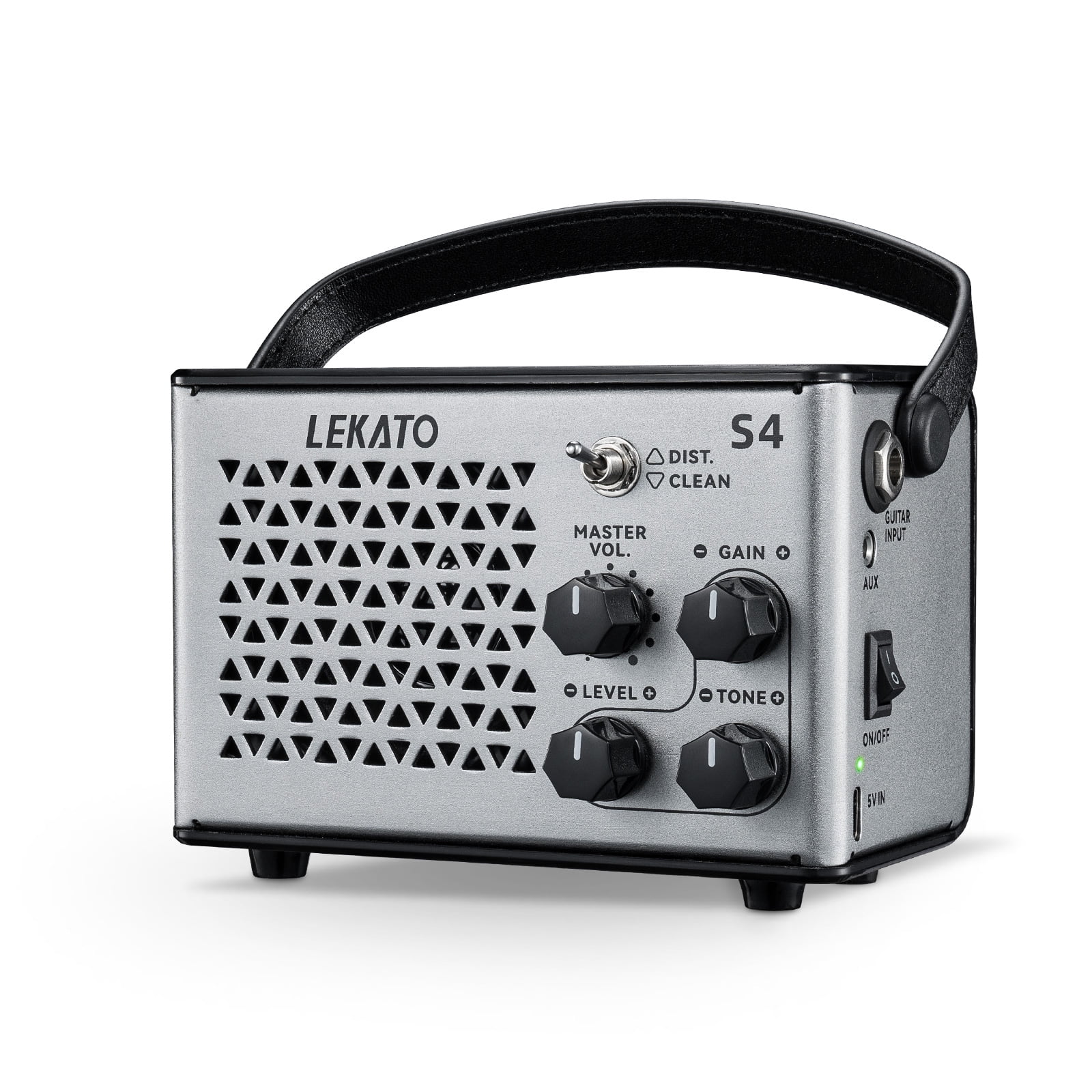LEKATO Mini Guitar Amp Electric Guitar Amp 10W Clean Distortion Gain ...