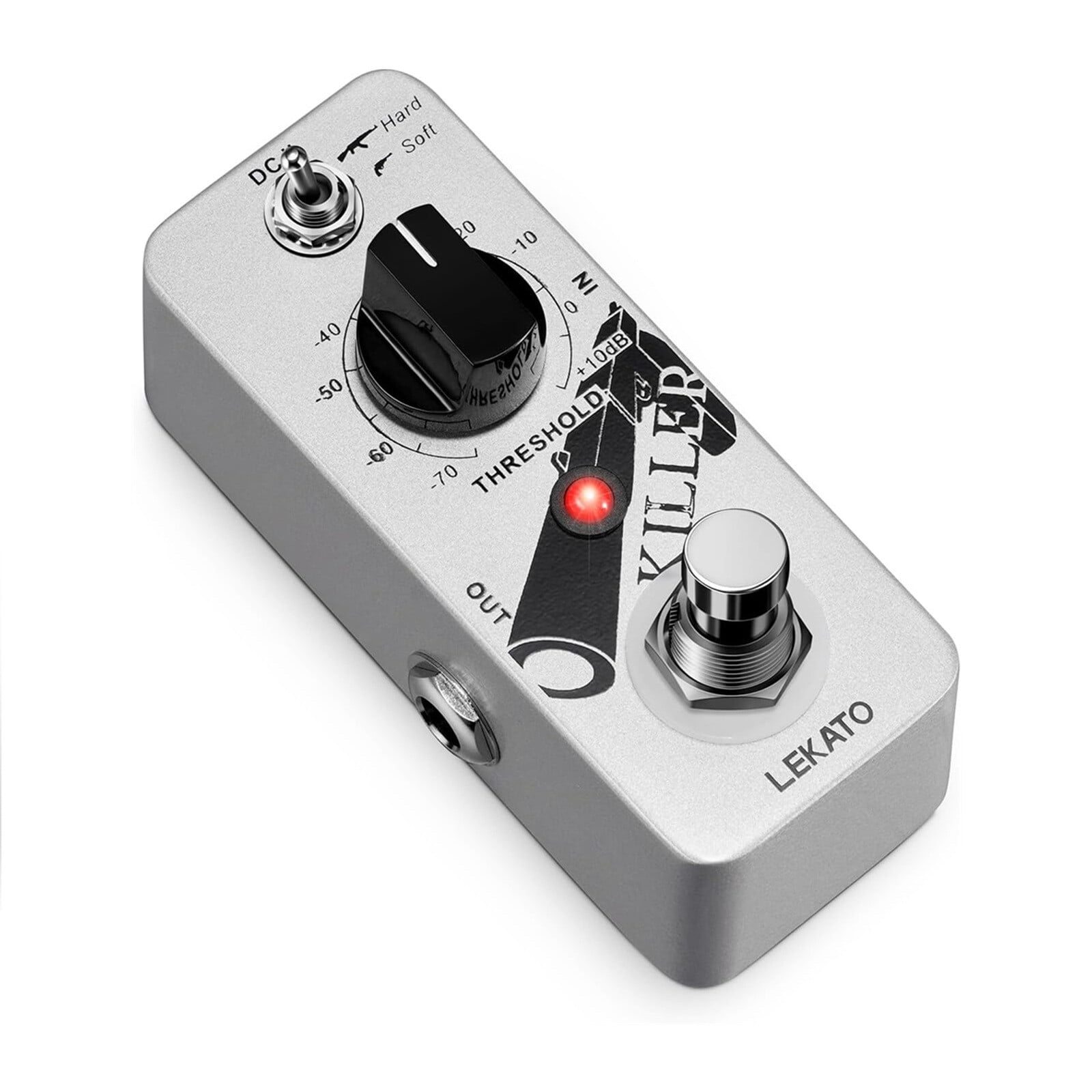 LEKATO Noise Gate Pedal Noise Killer Suppressor Electric Guitar Effect ...