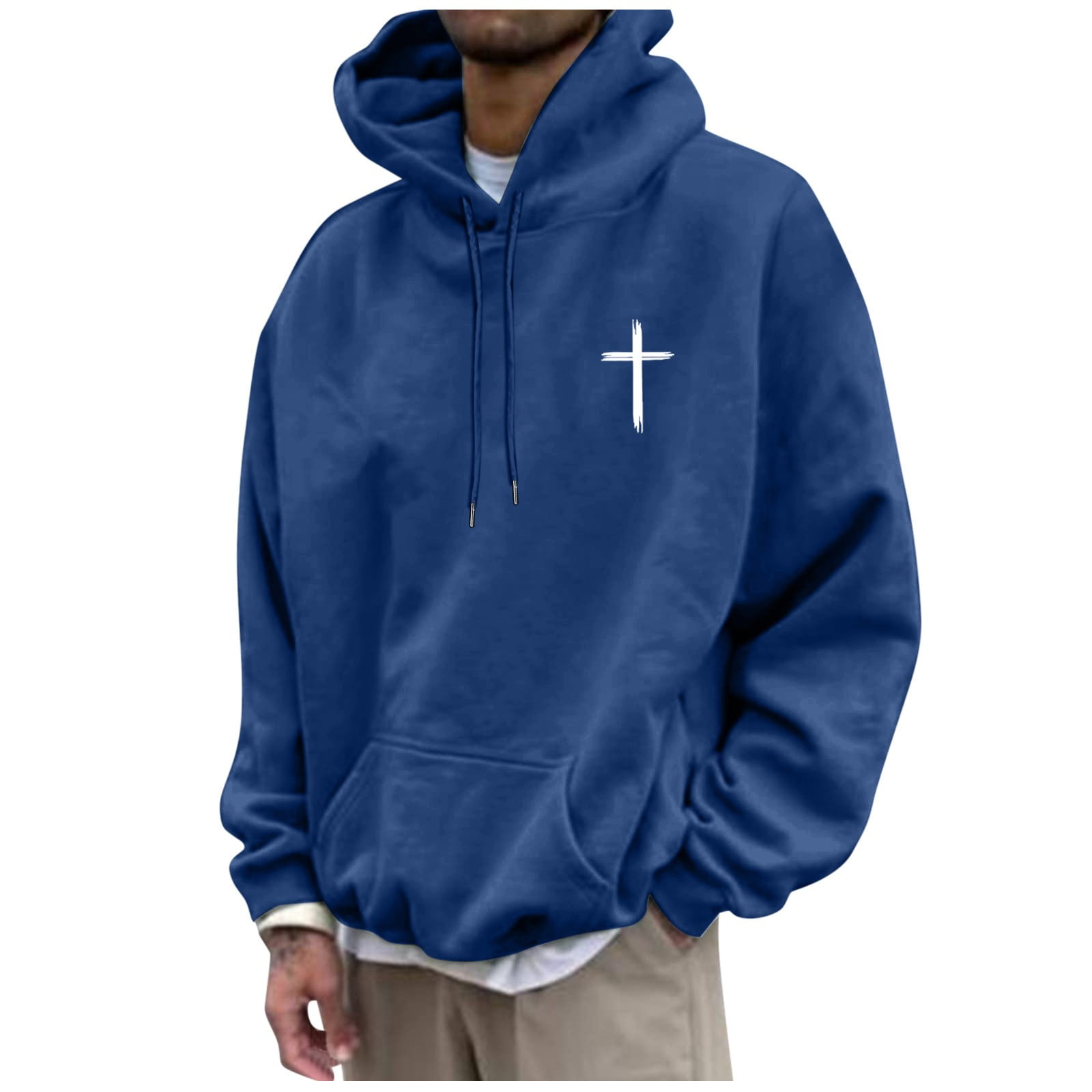 LEKDFST Christian Hoodies for Men Inspirational God Sweatshirts Faith ...