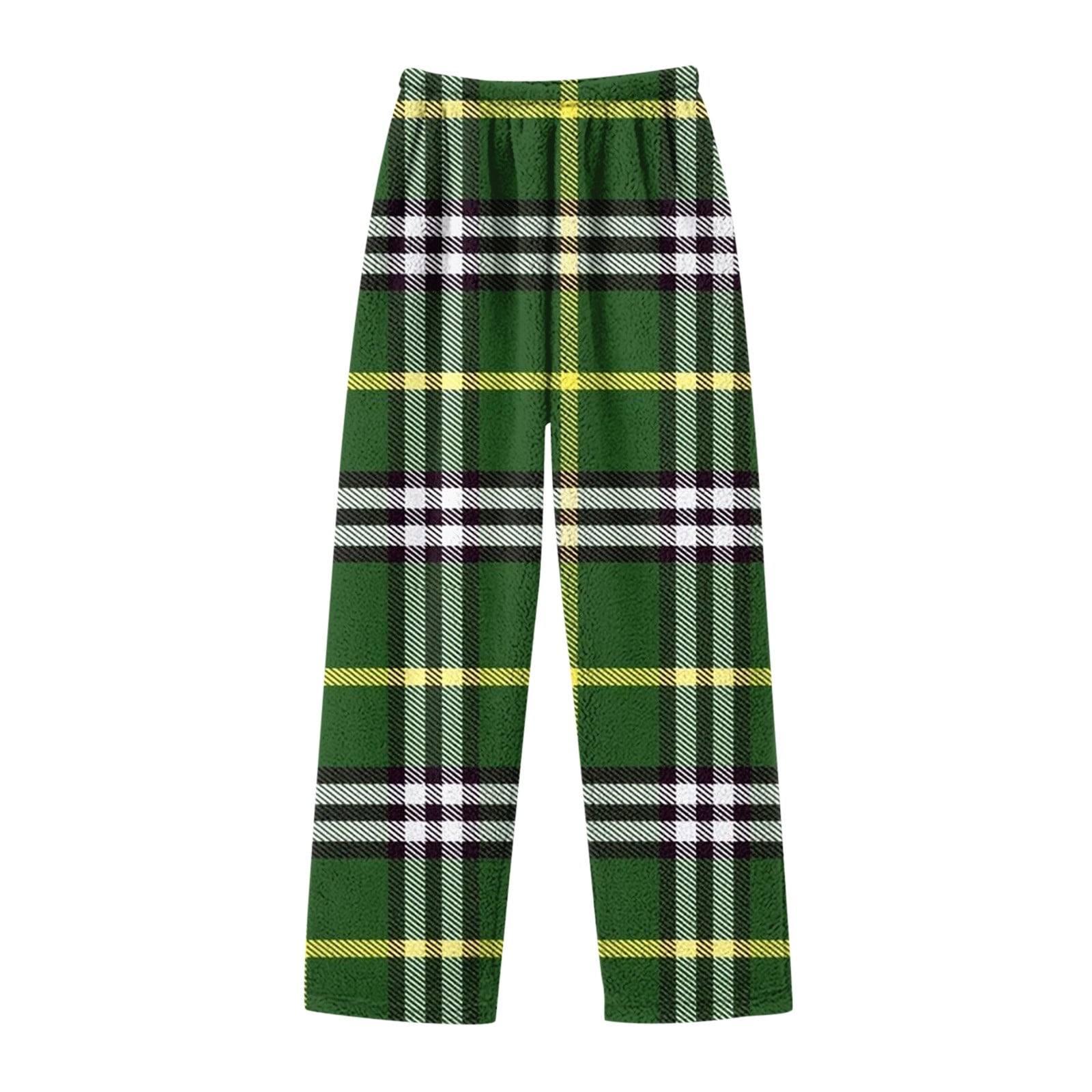 LEKDFST Girls Boys Pajama Pants Long Sleep Plaid Pants Soft Kids Cute ...
